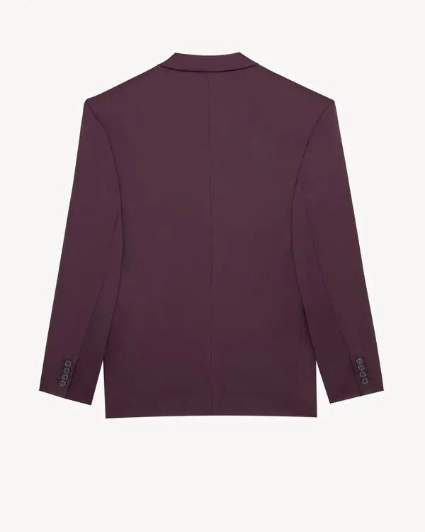 Saint Laurent Single-breasted Silk Satin Jacket