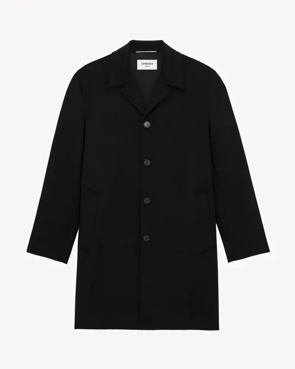 Saint Laurent Coat In Cashmere
