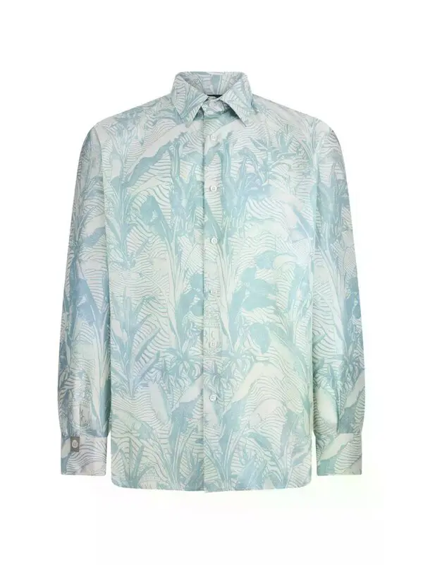 BILLIONAIRE Printed Silk Shirt