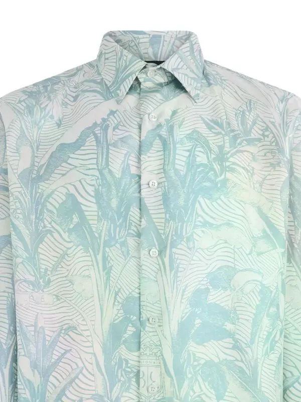 BILLIONAIRE Printed Silk Shirt