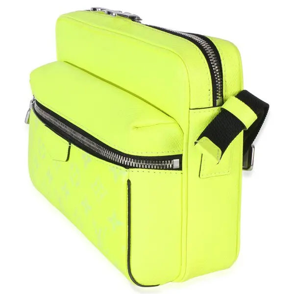 LOUIS VUITTON Neon Taigarama Monogram Canvas Outdoor Messenger Bag - Yellow