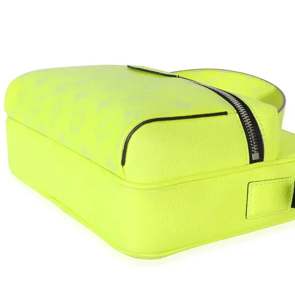 LOUIS VUITTON Neon Taigarama Monogram Canvas Outdoor Messenger Bag - Yellow