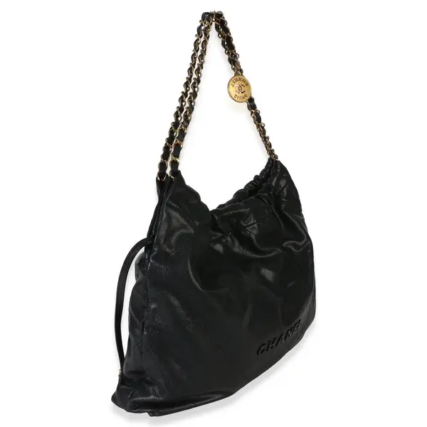 Chanel Quilted Caviar Hobo Bag