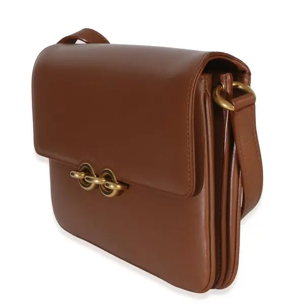 Saint Laurent Smooth Calfskin Le Maillon Satchel