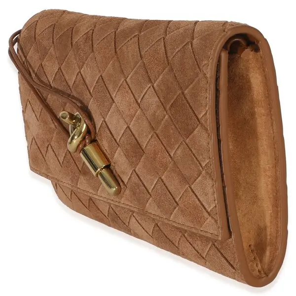 Bottega Veneta Andiamo Pouch - Brown