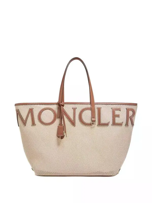 Moncler Logo Detail Tote Bag - Neutrals