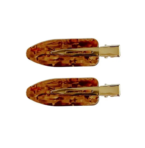 HEADBANDS OF HOPE Creaseless Hair Clip Set Of 2 - Brown