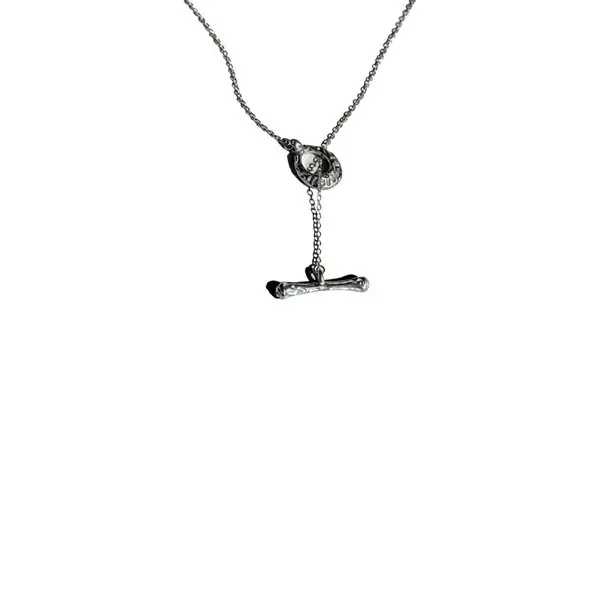 ISKRA Tiny Clasp Stainless Steel Necklace - Silver