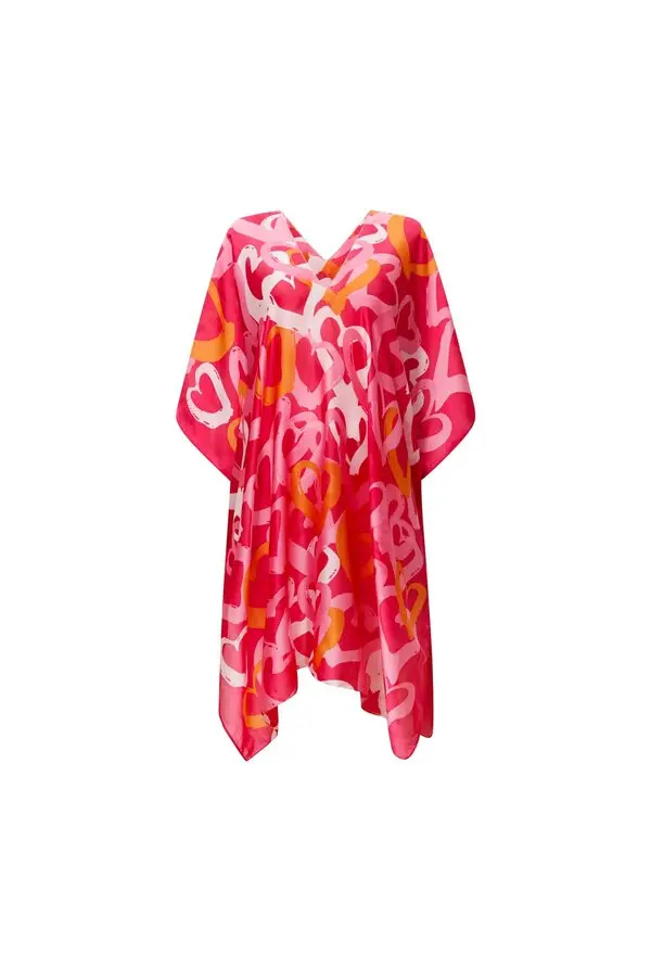 JAMES LAKELAND Heart Print Kaftan