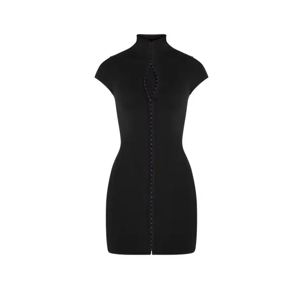 KHELA THE LABEL Risk It All" Mini Dress With Adjustable Hook-and-eye Closure