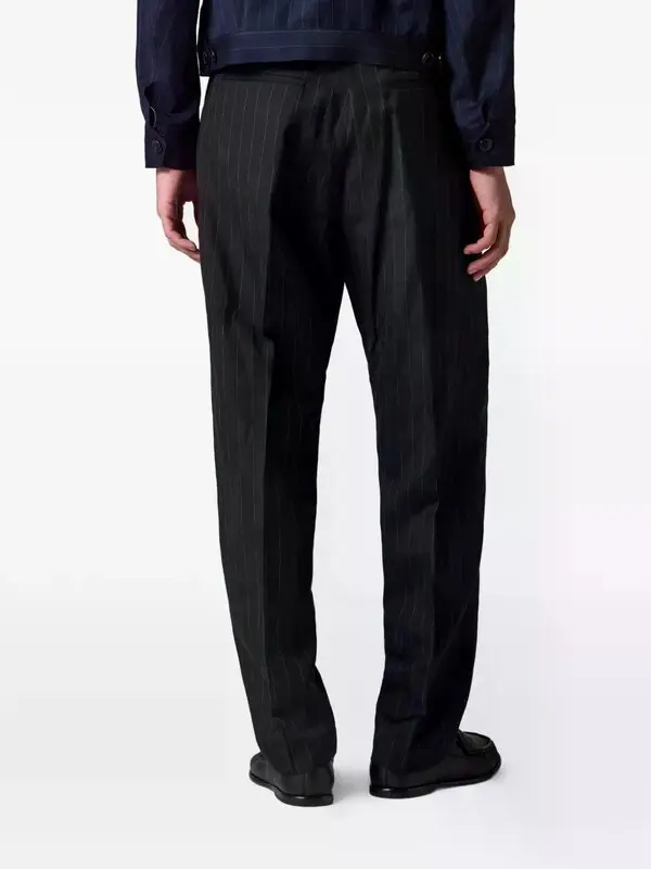 Paul Smith Relaxed-fit Pinstriped Tailored Trousers