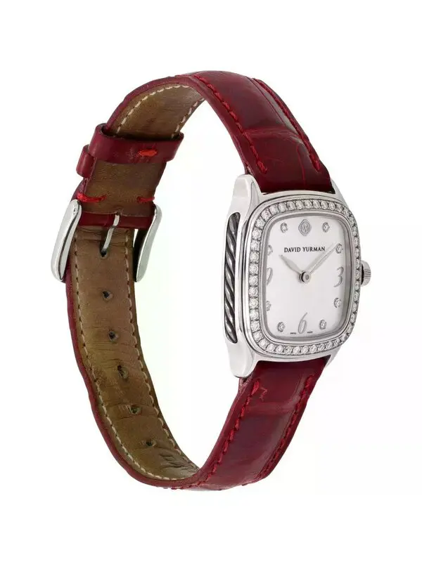 David Yurman Thoroughbred 26mm Watch With Dial And Diamond Bezel