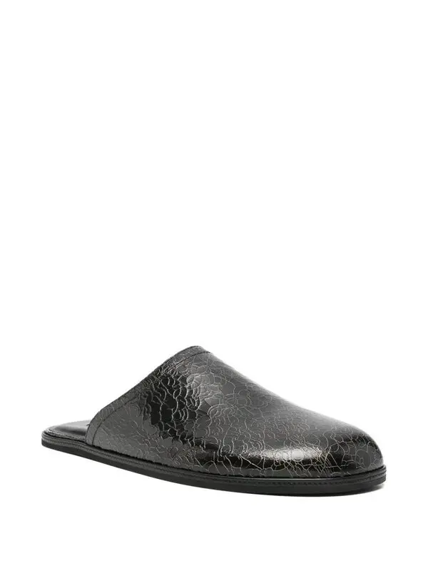 NAMACHEKO Crackled Effect Loafers