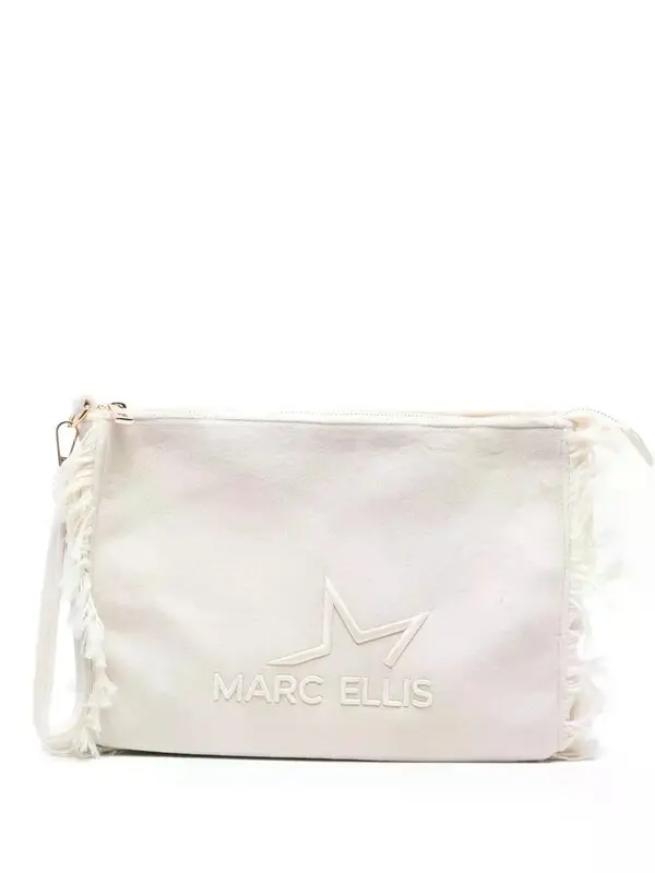 MARC ELLIS Buby Calypso Clutch Bag - Neutrals