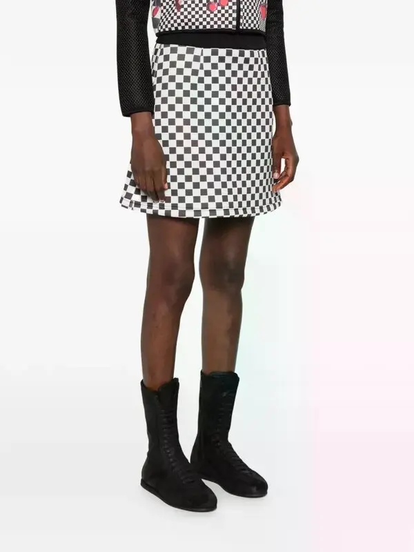 The Artistylist Check-pattern Mini Skirt