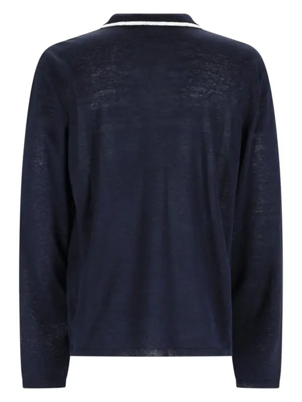Giorgio Armani Polo In Lino E Seta