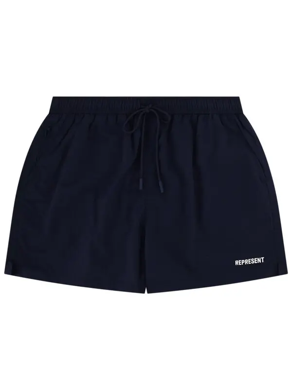REPRESENT Costume Da Bagno Con Logo - Blue