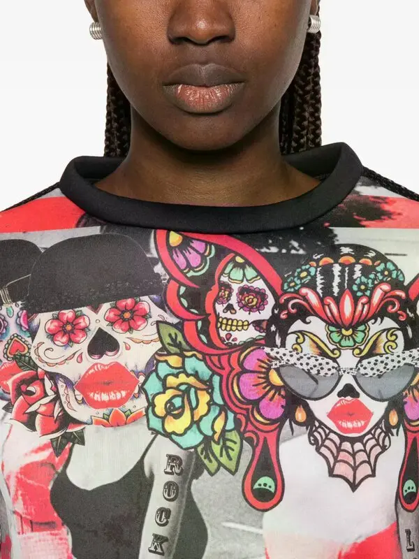 The Artistylist Skull Graphic Print Sweatshirt