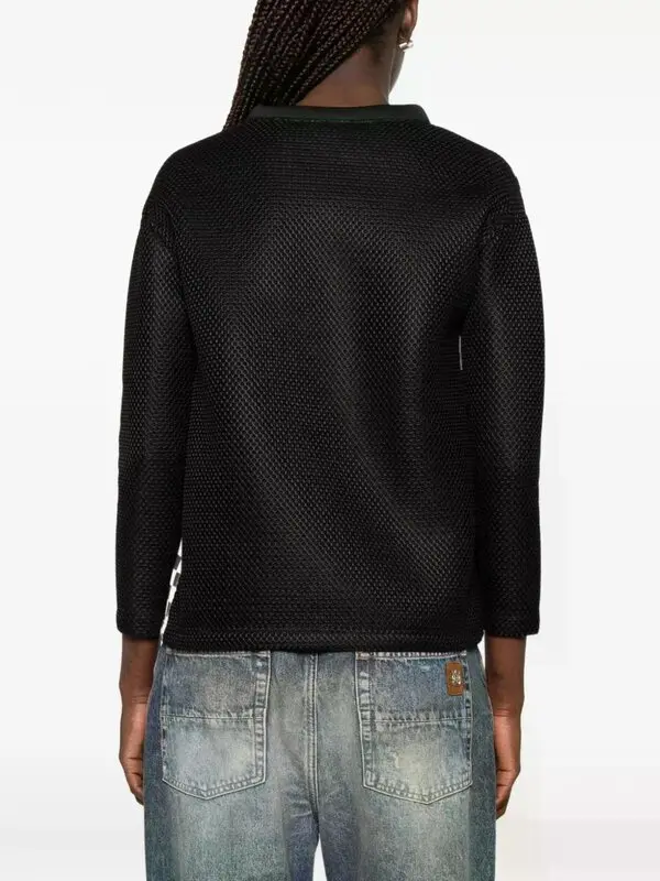 The Artistylist Checkerboard-print Panelled Sweatshirt
