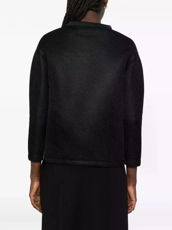 The Artistylist Graphic-print Mesh-sleeve Sweatshirt