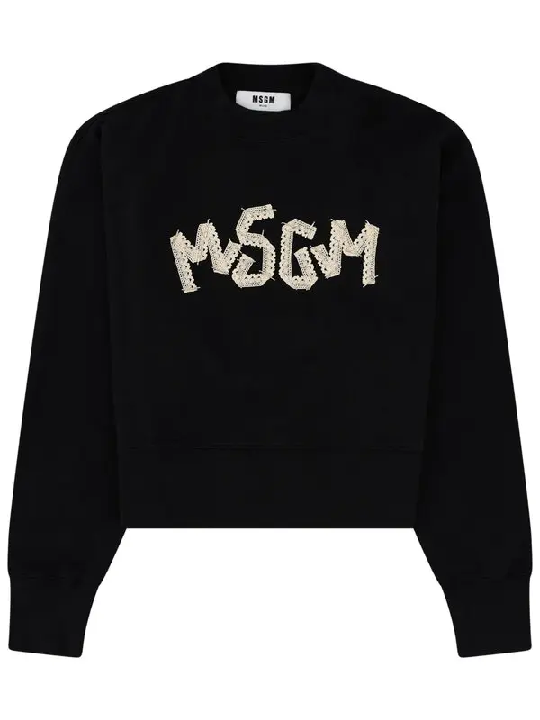 MSGM Sweatshirt With Logo Detail