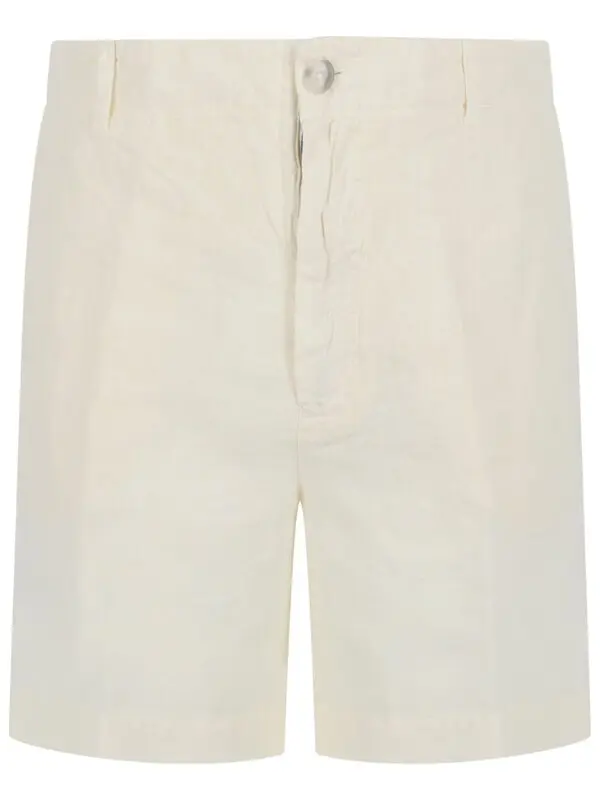 120% Lino Linen Shorts - Ivory
