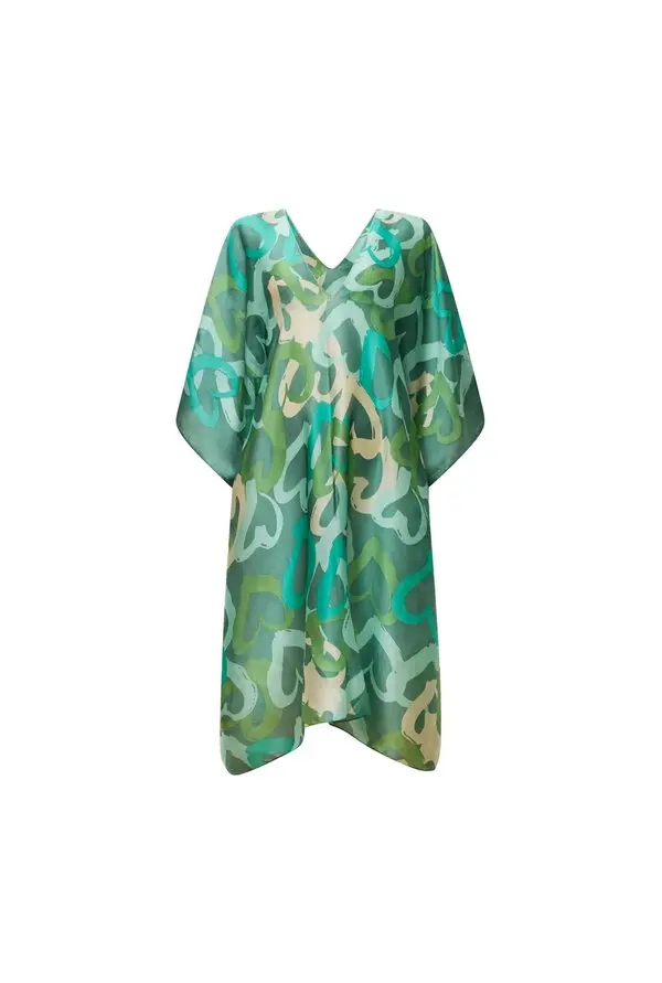 JAMES LAKELAND Heart Print Kaftan
