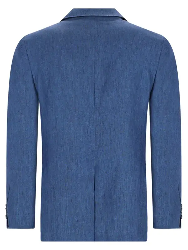 120% Lino Single Breasted Linen Jacket