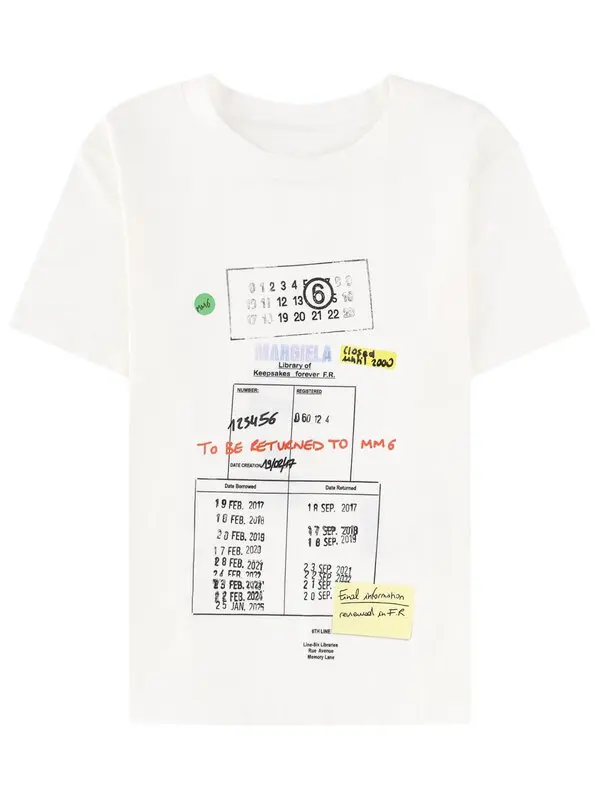 MAISON MARGIELA Printed T-shirt - White