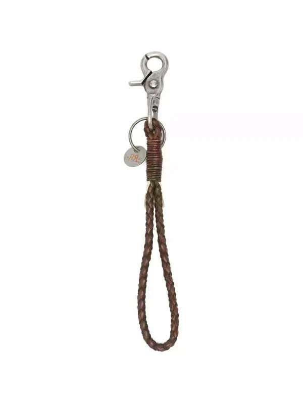 Ralph Lauren Braided Leather Keyring