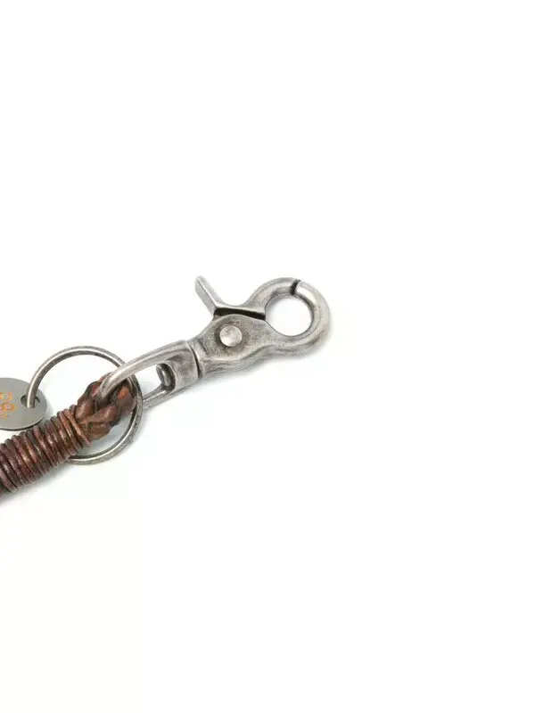 Ralph Lauren Braided Leather Keyring
