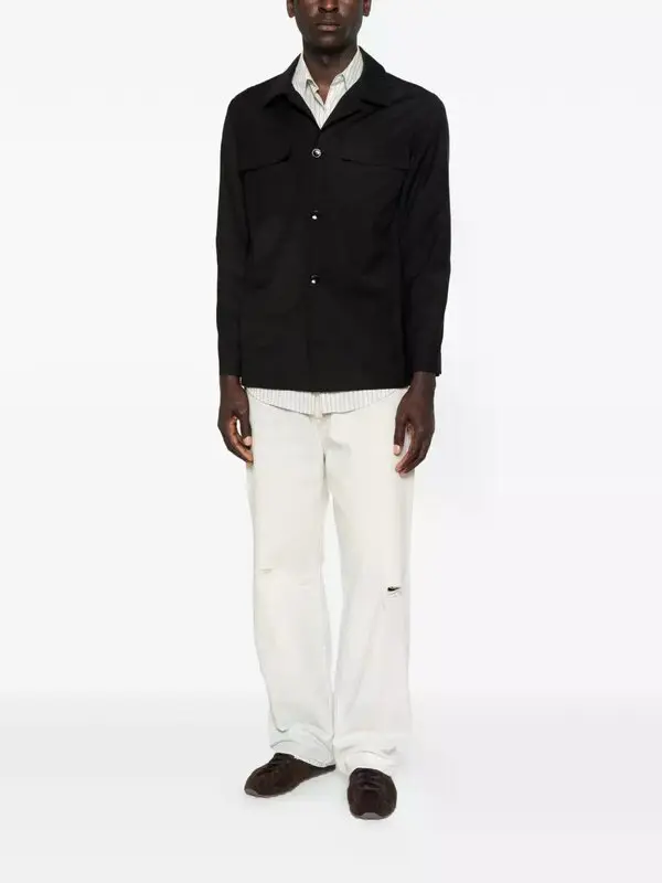 MICHAEL COAL Flap-pocket Button-up Jacket