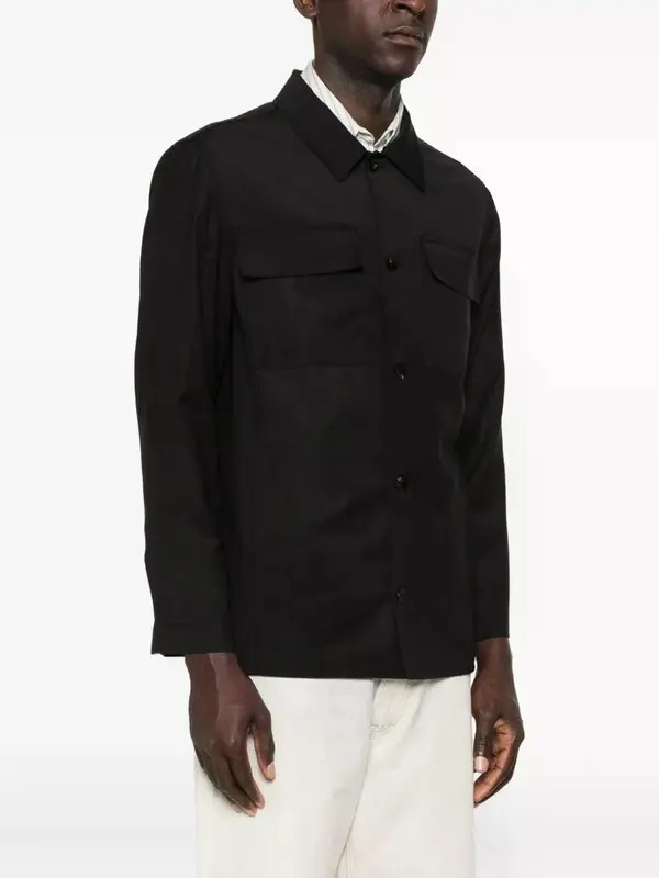 MICHAEL COAL Flap-pocket Button-up Jacket