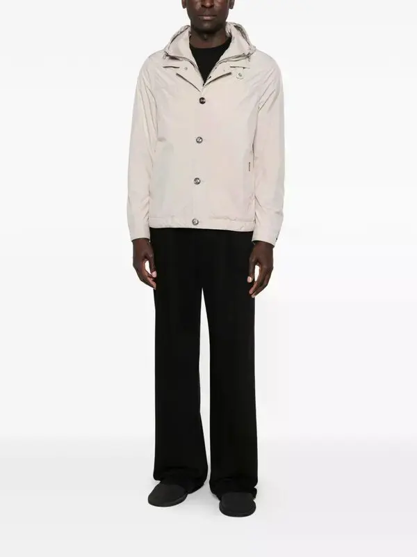 MOORER Dalens Hooded Jacket - Neutrals