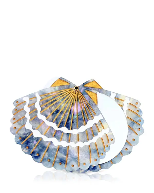 SOLAR ECLIPSE Seashell Compact Mirror - No Color