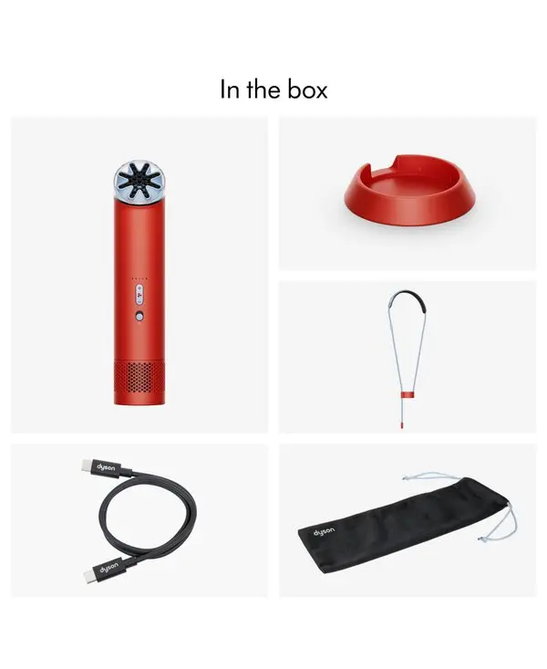 DYSON Hushjet Mini Cool Fan - Carnelian/sky
