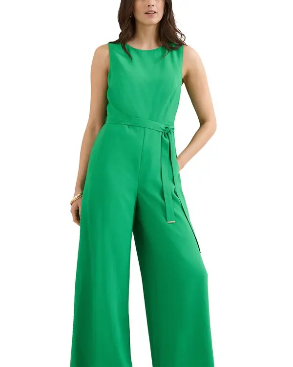 PHASE EIGHT Marta Wide Leg Jumpsuit - Green
