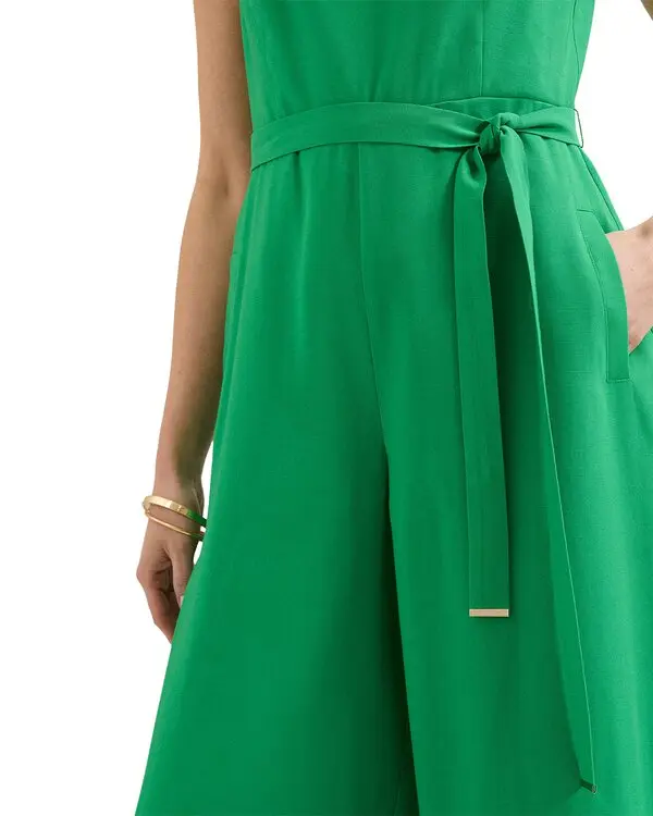 PHASE EIGHT Marta Wide Leg Jumpsuit - Green