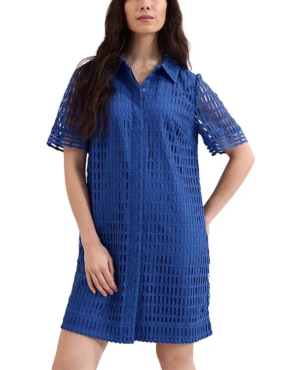 PHASE EIGHT Alina Lace Tunic Dress - Blue