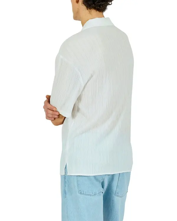 KROST Camp Collar Textured Bowling Shirt