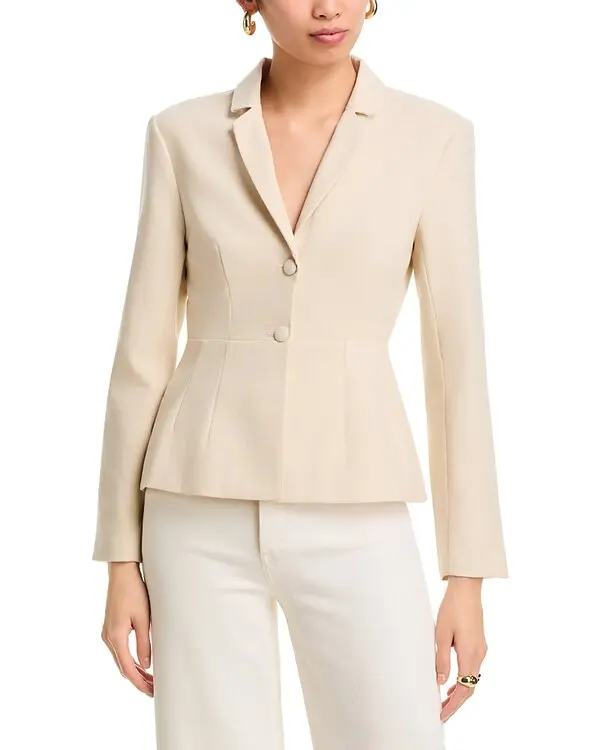 Aqua Two Button Jacket - Khaki