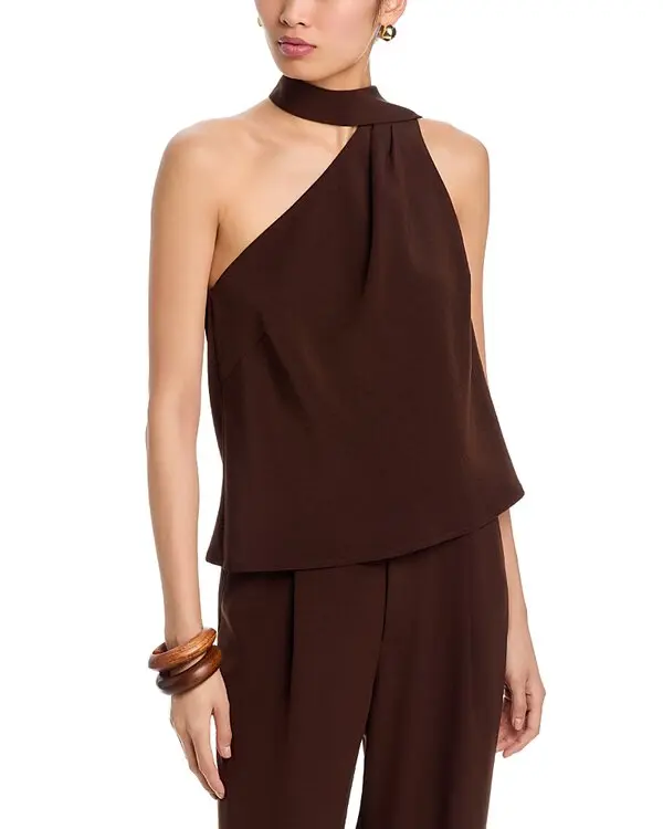 LUCY PARIS Elma Tie Neck Top