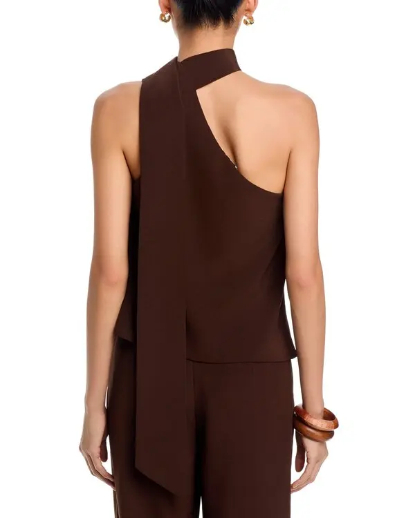 LUCY PARIS Elma Tie Neck Top