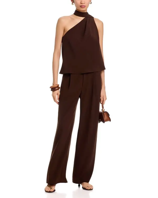 LUCY PARIS Elma Tie Neck Top