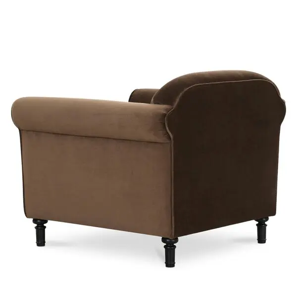 MOE'S HOME COLLECTION Harmony Faux Mohair Accent Chair