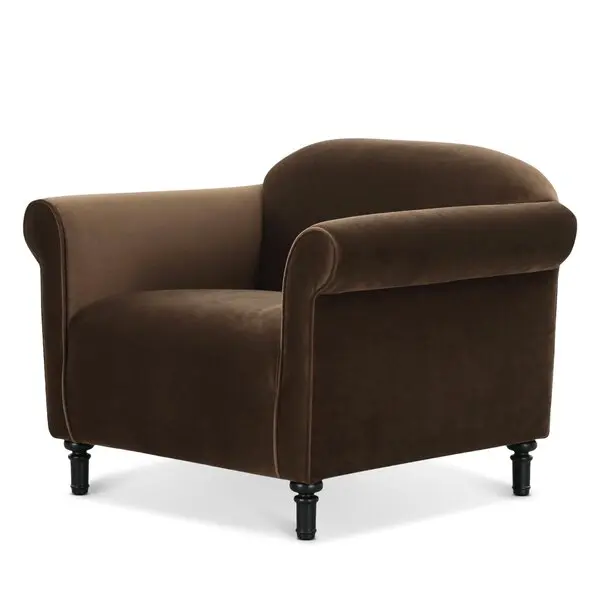 MOE'S HOME COLLECTION Harmony Faux Mohair Accent Chair