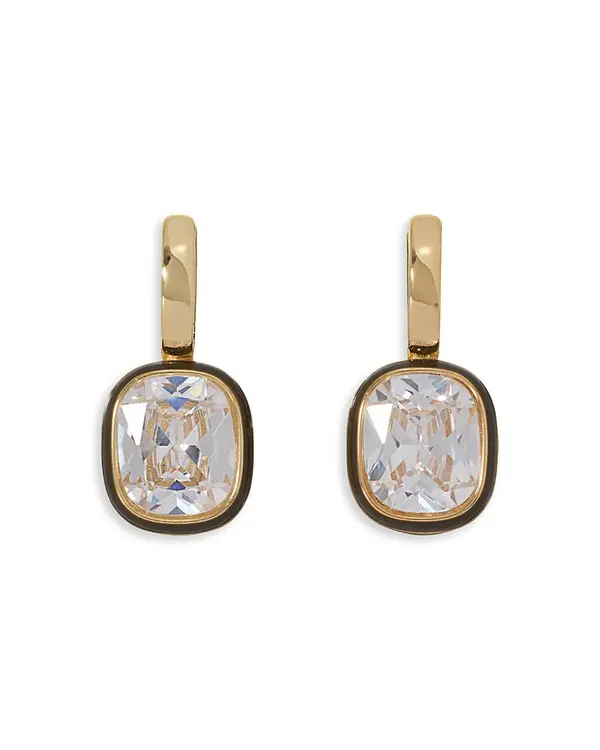 ROXANNE ASSOULIN Cubic Cushion Drop Earrings - Diamond
