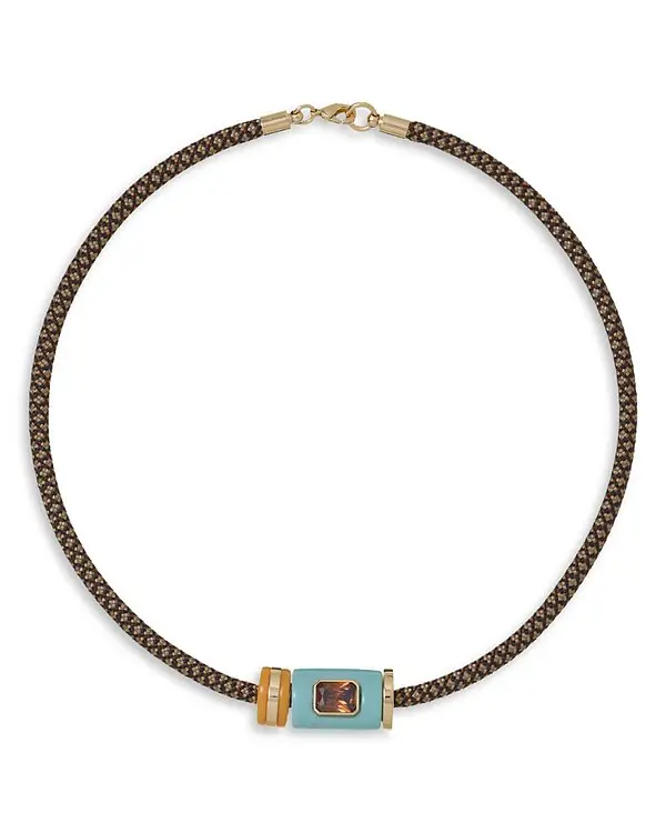 ROXANNE ASSOULIN Cylinder Cord Necklace - Cloud