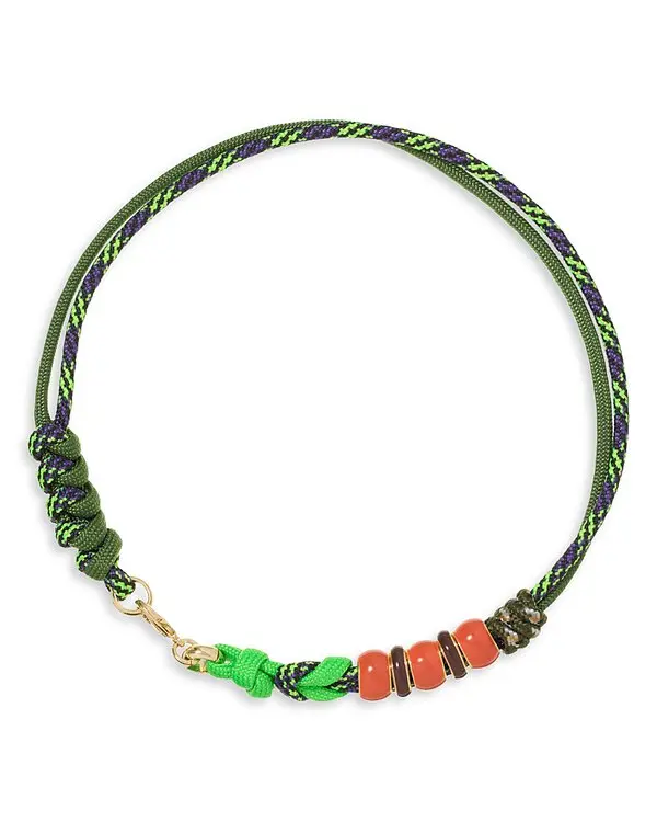 ROXANNE ASSOULIN The Super Cord Necklace - Green Apple