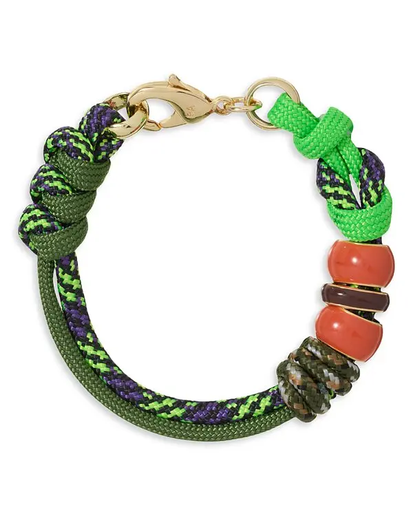 ROXANNE ASSOULIN Super Cord Bracelet - Green Apple